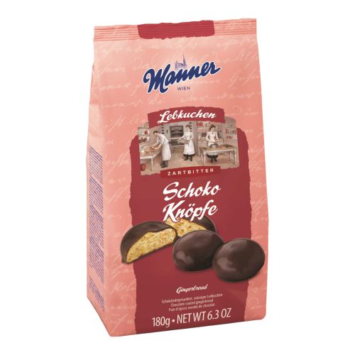 Buy Manner Chocolate Gingerbread Rounds 180g online